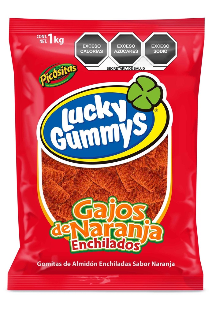 Gajos de Naranja Enchilados - Lucky 1kg | www.tricsa.com